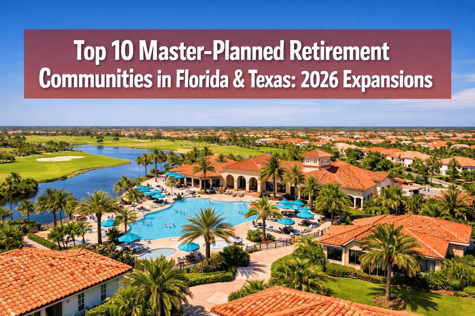 Top 10 Master-Planned Retirement Communities in Florida and Texas: