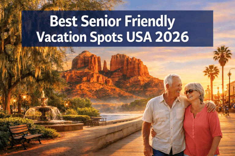 Best Senior Friendly Vacation Spots USA 2026